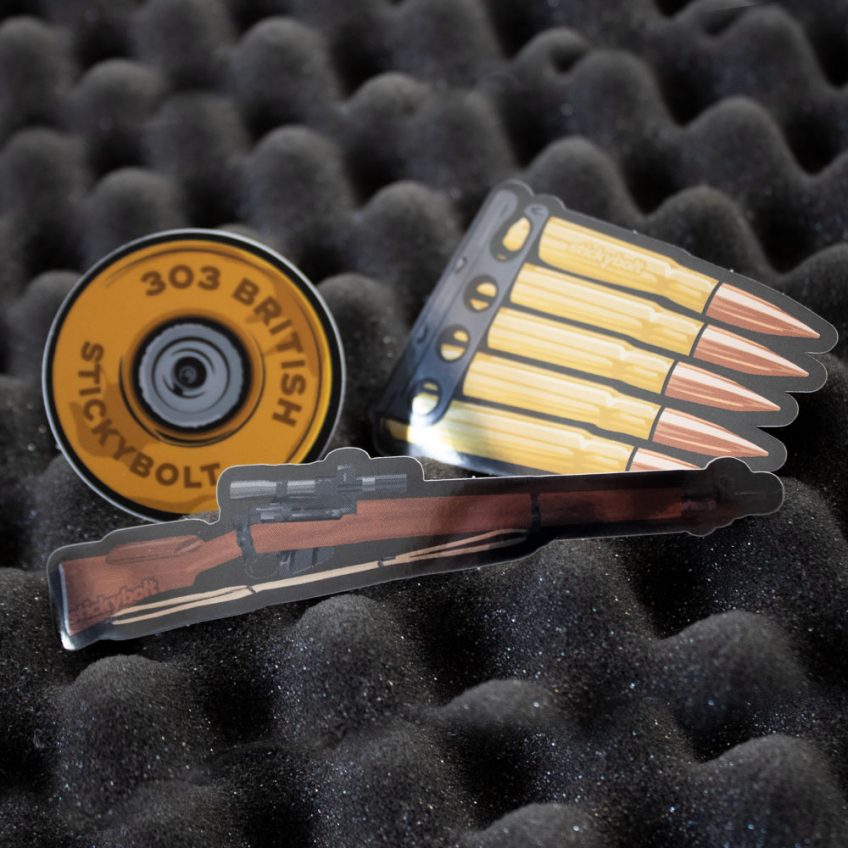 .303 British and Lee Enfield Sticker Pack | The Enfield Arsenal ...