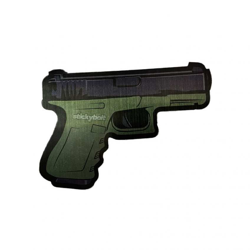 A Premium Brushed Aluminium Glock Sticker | StickyBolt