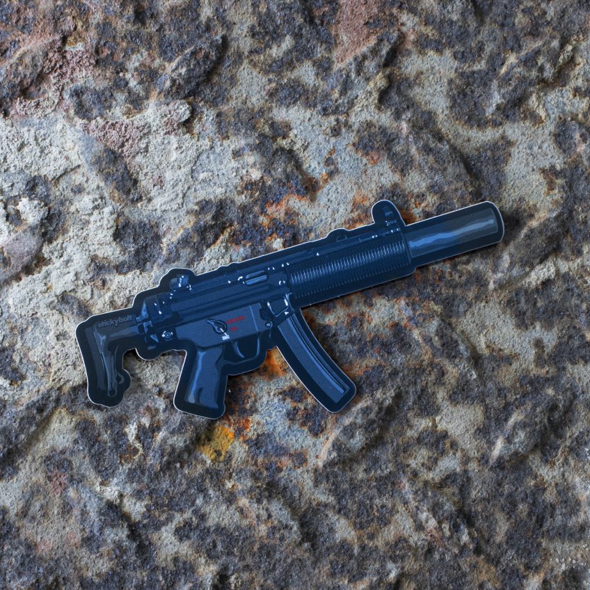 Matte MP5 Sticker - StickyBolt