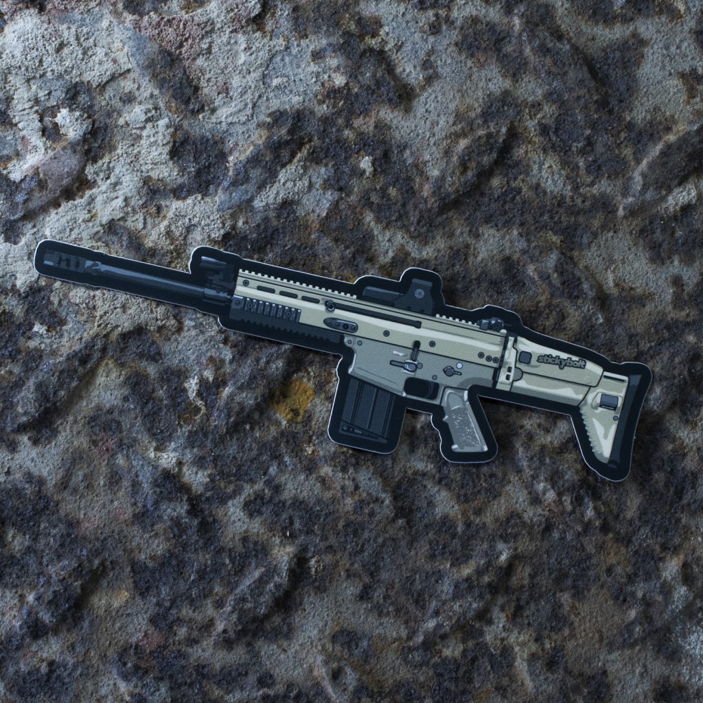 Matte SCAR Sticker - StickyBolt